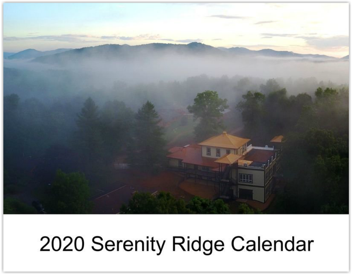 Order 2020 Serenity Ridge Calendar Through Ligmincha Shop | Ligmincha